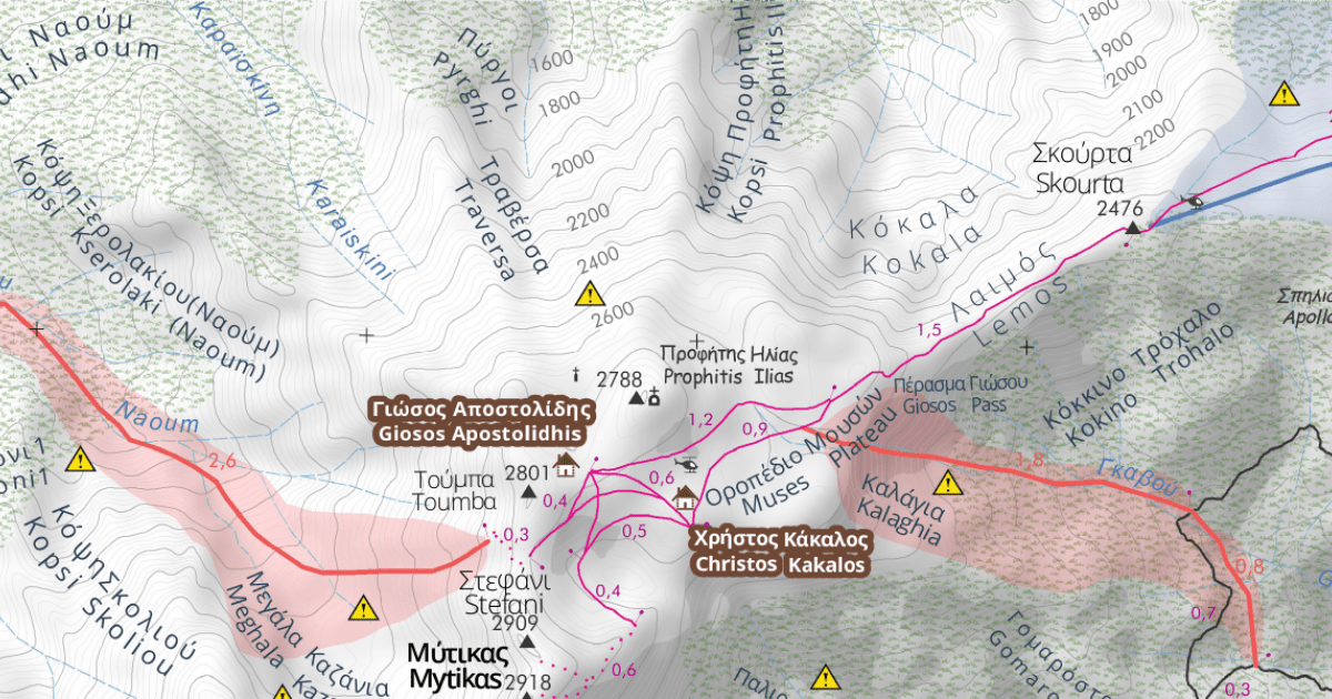 O 1ος χάρτης στην Ελλάδα για ορειβατικό σκι ! | MyRoute